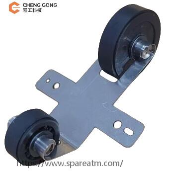 China 497-0517268-64 Fujitsu GSR50 Platform Rubber Wheel Shaft Assembly Fujitsu ATM Machine Spare Parts for sale