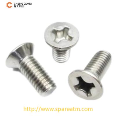 China M3*6*5.4 NCR S2 Cross Countersunk Screw For NCR Parts Replacement Components for sale