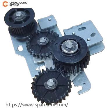 China 497-0517268-139 Fujitsu GSR50 Platform Dispensing Lower Gear Carrier Assembly Fujitsu ATM Machine Spare Parts for sale