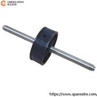 China 497-0517268-251 Fujitsu GSR50 Platform 56-Tooth Stub Shaft Assembly Fujitsu ATM Machine Spare Parts New Original for sale