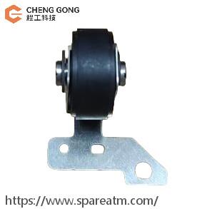China 497-0517268-284 Fujitsu GSR50 Platform Rear Guide Plate Rubber Wheel Assembly Fujitsu ATM Machine Spare Parts New Original for sale