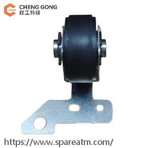 China 497-0517268-288 Fujitsu GSR50 Platform Rear Guide Plate Rubber Wheel Assembly (Right) Fujitsu ATM Machine Spare Parts New Original for sale
