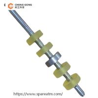 China 497-0517268-292 Fujitsu GSR50 Platform Rubber Wheel Shaft Assembly Fujitsu ATM Machine Spare Parts New Original for sale