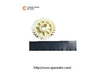 China 1750215294-03 ATM Machine Parts Wincor Nixdorf Double Extractor Unit CMD-V5 DA Gear 26 Tooth for sale