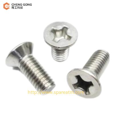 China M4*6*7.3 NCR S2 Cross Countersunk Screw ATM Machine Parts Used In NCR ATM Machines for sale