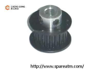 China Aluminum Belt Pulley Gear Diebold ATM Machine Parts 29-008350-000B for sale