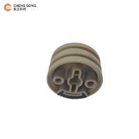 China Glory GFB800 Banknote Counter Feed Roller 1742-T003 Black ATM Parts Plastic Material for sale