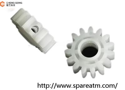 China White Plastic 15T Gear Diebold ATM Parts Diebold 368 U2CS With Pin Hole for sale