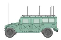 China AC220V 60Kg Light Weight Vehicle Mounted Jammer For Jamming WIFI Signal for sale