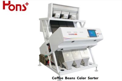 China 3 Chutes CCD Coffee Beans Black Beans Color Sorter Machine 1.5t/H for sale