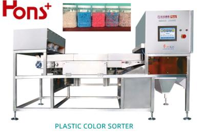 China CCD Plastic Flake / Bottles Belt Color Sorting Machine 500kg/H Remote Control for sale