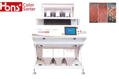 China 3 Chutes Peanut CCD Camera Colour Sorter Machine Multiple Function for sale