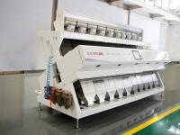 China 8.0 - 15.0T/H Capacity Bean Sorting Machine White Color HD Recognition for sale