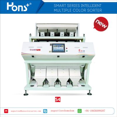 China Four chutes high quality PLC grains color sorter with RGB camera for sale