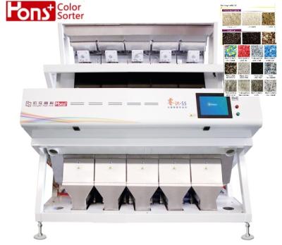 China Plasic/Glass color/shape identification color sorter high capacity for sale