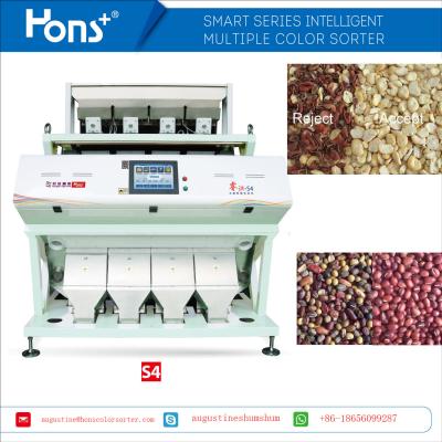 China Triple Chutes Full Color RGB Camera Color Sorter beans Color Separate Machine for sale