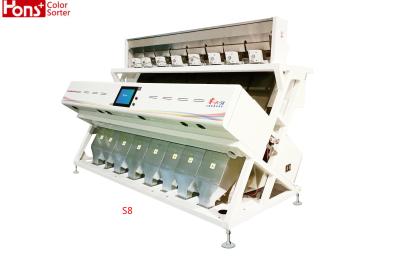 China 8Chutes 504 Channels Multifunction Large Capacity  Rice/ Grain Color Sorter Nice Price for sale