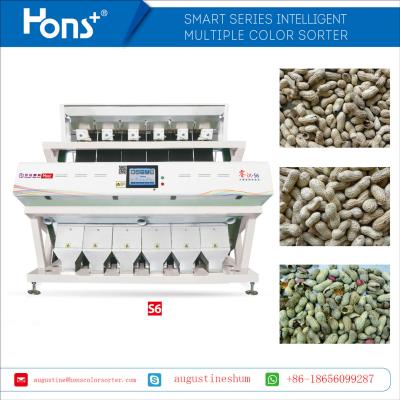 China Full Color RGB Camera Peanut With Shell Color Sorter Peanut Sorting Machine for sale
