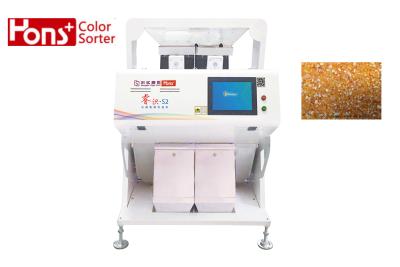 China Small Size Corn Color Sorter Machine High Capacity 2 Chutes for sale