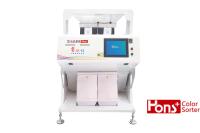 China CCD Camera Agricultural Rice Beans Color Sorter Machine With 2 Chutes for sale