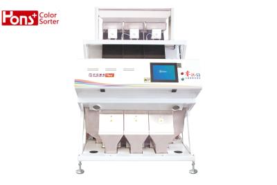 China 3 Chutes Full Automatic Color Sorter Machine For Agriculture Rice / Beans for sale