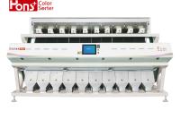 China Solenoid Valve 10 Chutes Grain CCD Color Sorter LED Light Sources for sale