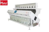China Solenoid Valve 10 Chutes Grain CCD Color Sorter LED Light Sources for sale