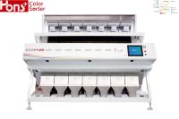 China 2500kg LED Cashew Nuts Color Sorter 7 Chutes With Vibratory Feeder for sale