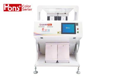 China Remote Control 800kg 2 Chute Rice Color Sorter Adjustable Color Spectrum for sale