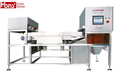 China Wide Channel Plastic Pllets Belt Sorter Machine 400kg/Hour for sale
