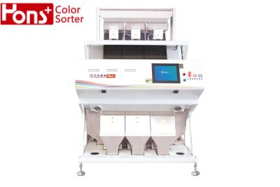 China 2.4Kw Wheat 3 Chutes High Brightness LED CCD Color Sorter for sale