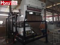 China Wide Channel Double Layer 500kg/H Plastic Belt CCD Color Sorter for sale