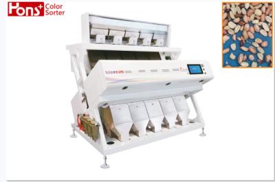 China 5 Chutes Peanut Color Sorting Machine Intelligent Identification for sale