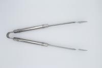 China 304 Stainless Steel Food Tongs Non Toxic Food Grade 9 Inch Kitchen Tongs for Restaurant for sale