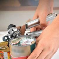 China 304 Stainless Steel Food Grade Can Opener 8 Inch Manual Hand Held for sale