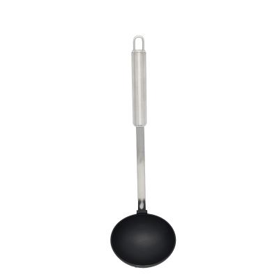 China Food Grade Nylon Cooking Spoon Non Toxic Odorless 304 Stainless Steel Silicone Kitchen Utensil for sale