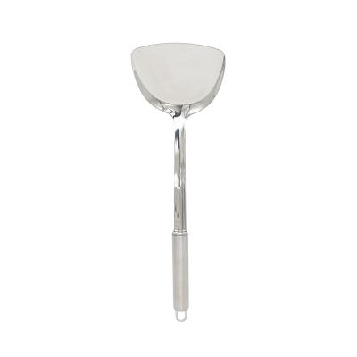 China Food Grade SS304 Slotted Turner Rust Resistant With Ergonomic Handle for sale