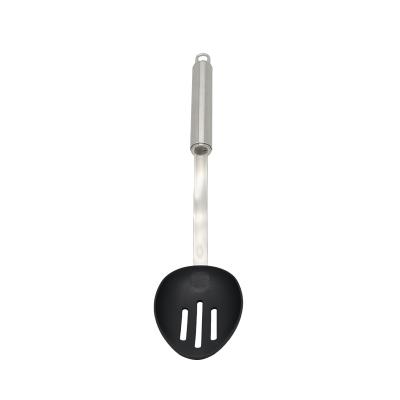 China Non Toxic Nylon Kitchenware Slotted Cooking Spoon for frying for sale