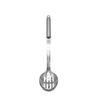 China 304 Stainless Steel Slotted Cooking Spoon 30cm Food Grade Corrosion Resistant for sale