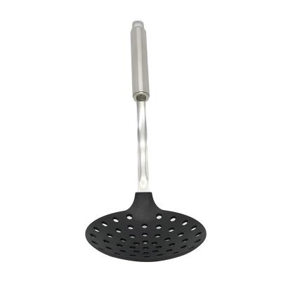 China Food Grade Nylon Skimmer 304 Stainless Steel Heat Resistant Non Slip Kitchenware for sale