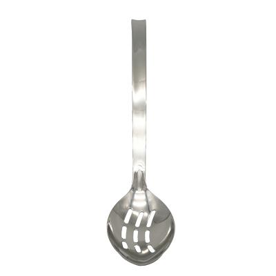 China 304 Stainless Steel Slotted Cooking Spoon 30cm Food Grade Corrosion Resistant for sale