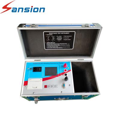 China 10A Single Phase Transformer DC Winding Resistance Tester Low Resistance Ohmmeter for sale