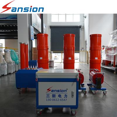 China AC Resonant Test System with 1000kV Max Output Pure Sine Wave and Portable Design for GIS Cable Testing for sale