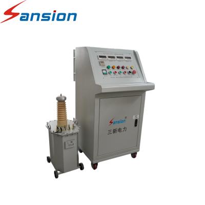 China 20kV 10kVA Power Frequency AC Hipot Testing System with Electric Control Panel and Oil Filled High Voltage Transformer for Laboratory Dielectric Strength Verification for sale