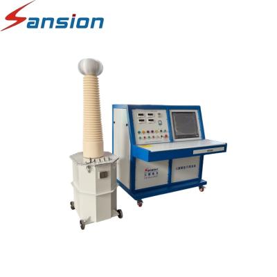 China 15 kVA 150 kV Intelligent AC Withstand Test System with Motorized Voltage Regulation for High Voltage Insulation and Power Cable Switchgear GIS Testing for sale