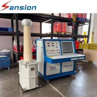 China 15 kVA 150 kV Intelligent AC Withstand Test System with Motorized Voltage Regulation for High Voltage Insulation and Power Cable Switchgear GIS Testing for sale