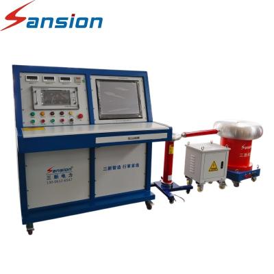 China 5kVA 50kV Transformer Insulation Test System for Factory Quality Control Combining Power Frequency AC Withstand with PD-Free High Voltage Testing Equipment for sale