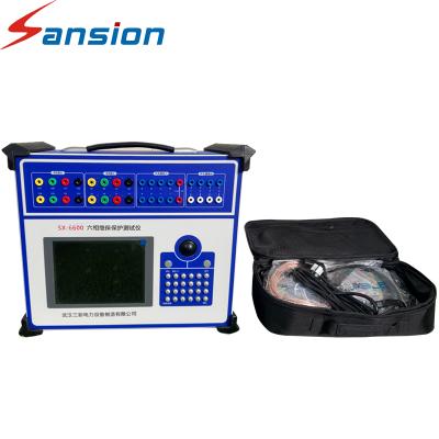 China 6 Phase Secondary Injection Protection Relay Tester with 6 Current and 6 Voltage Outputs for Transformer Differential, Busbar, Distance, Overcurrent and Numerical Protection Testing for sale