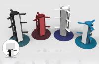 China Metal Spinner Retail Store Displays Detachable Multiscene 50x30.5cm for sale