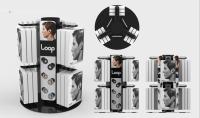 China Metal Spinner Retail Store Displays Detachable Multiscene 50x30.5cm for sale